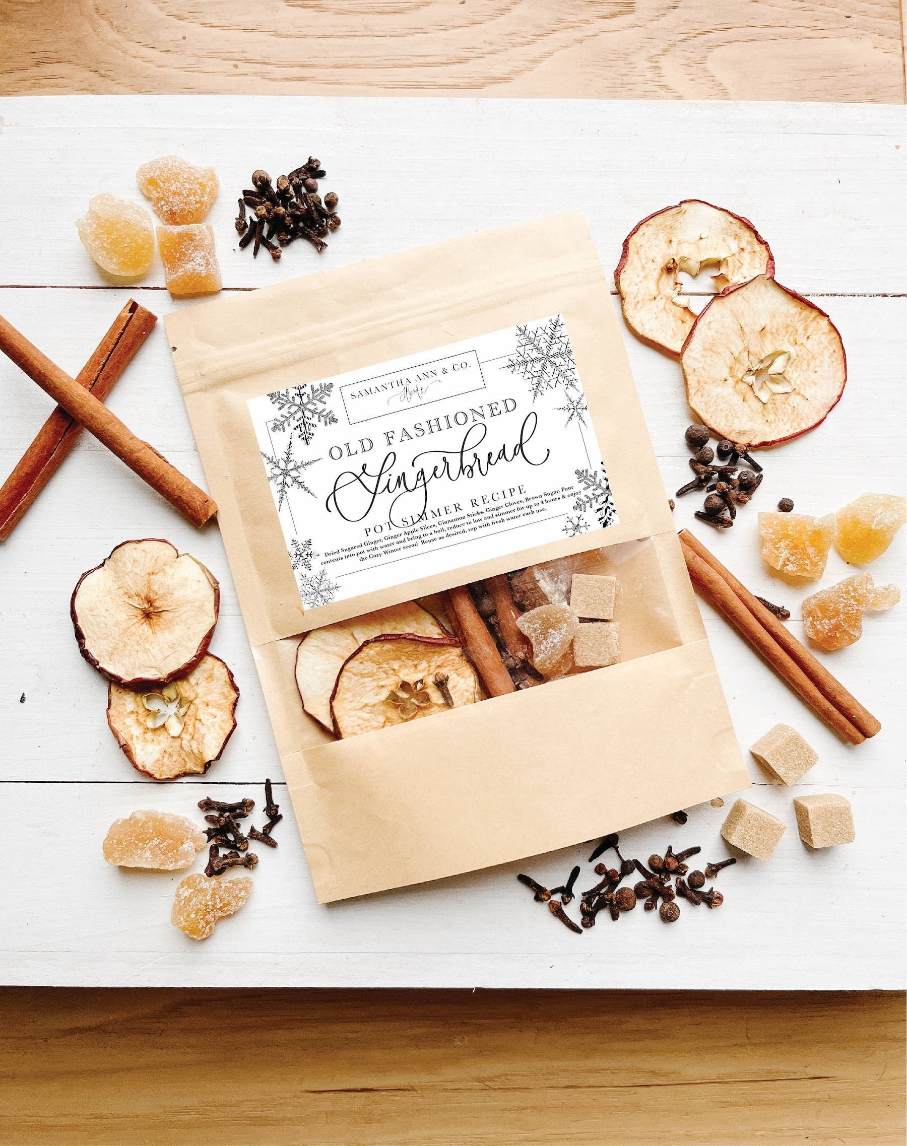 Gingerbread Pot Simmer Pack, Stovetop Potpourri | Farmer John's Local ...